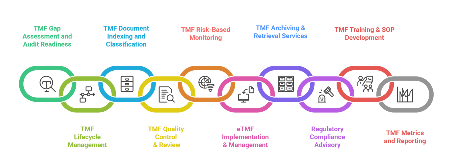 Trial Master File (TMF) Management Services for Clinical Trials